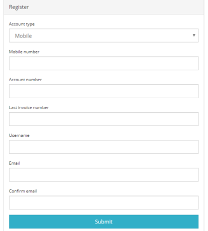 Online Account Management | OneComm