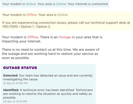 How to Check the Status of your Internet Connection | OneComm